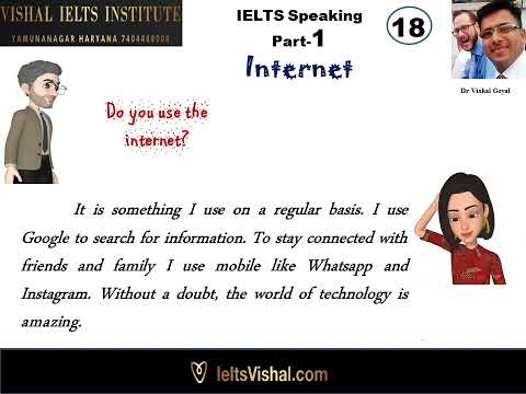18 Internet IELTS Speaking Part 1 Answer (British Accent)