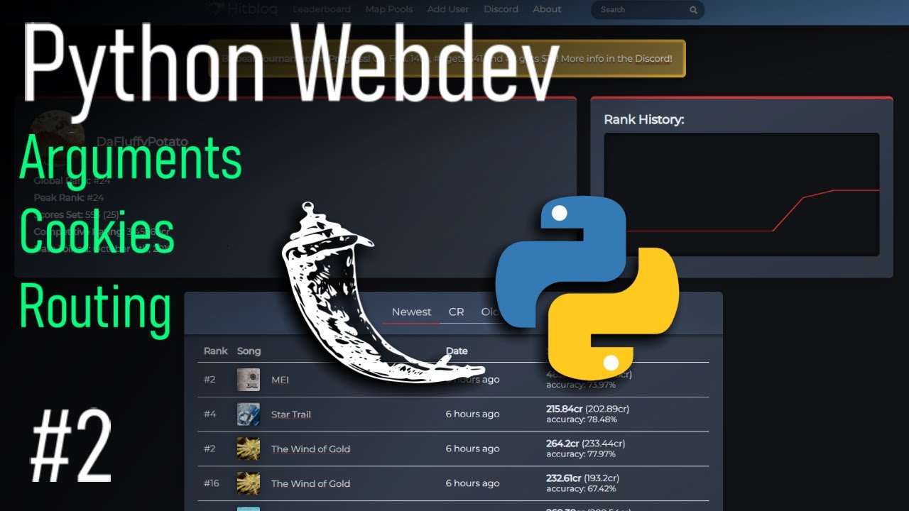 Python Webdev #2 - Cookies and Arguments (Flask)