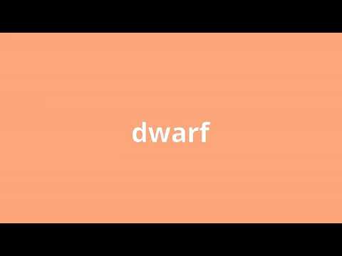 what is the meaning of dwarf.