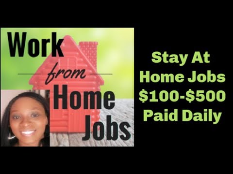 Work From Home Jobs | Stay At Home Jobs | How To Make Money Online (2021)