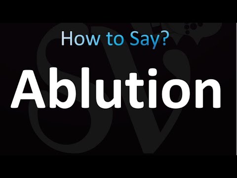 How to Pronounce Ablution (correctly!)