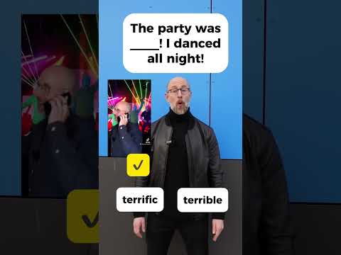 terrific & terrible #grammar #learnenglish
