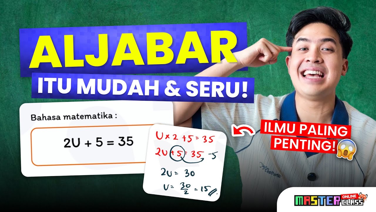 ALGEBRA IS EASY & FUN!! | Discussing 7th Grade Algebra - MasterClass