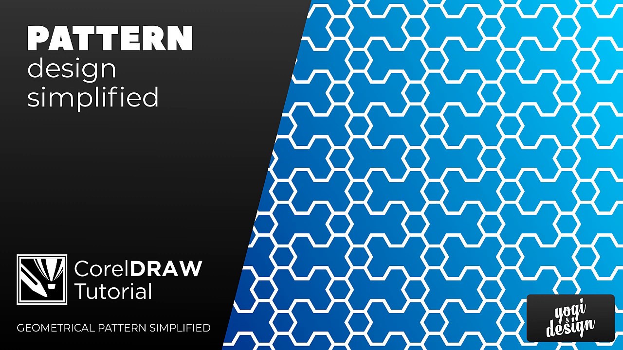 Vector Design tutorials | Geometric patterns Designing | Hexagon | Clean & minimalist