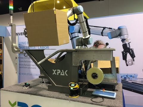 2019 WestPack XPak Robox collaborative robot case erector