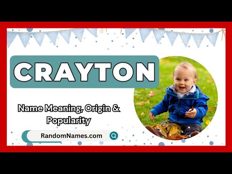 Crayton - Baby Boy Name Meaning, Origin & Popularity - RandomNames.com