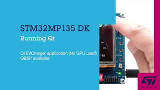 STM32MP135F-DK running Qt EVCharger