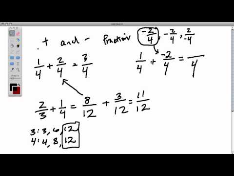 Adding Integers in Simple Fraction Form | hverbadobeteacher