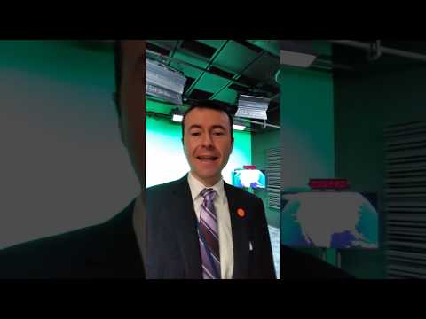 Behind-the-scenes at AccuWeather Studios with Meteorologist Geoff Cornish
