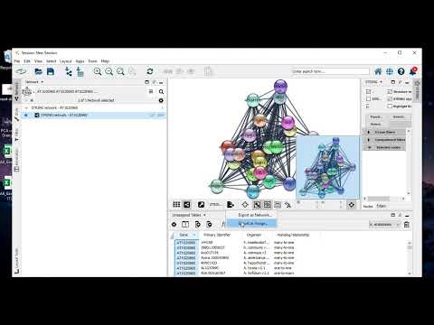 Network Analysis using Cytoscape