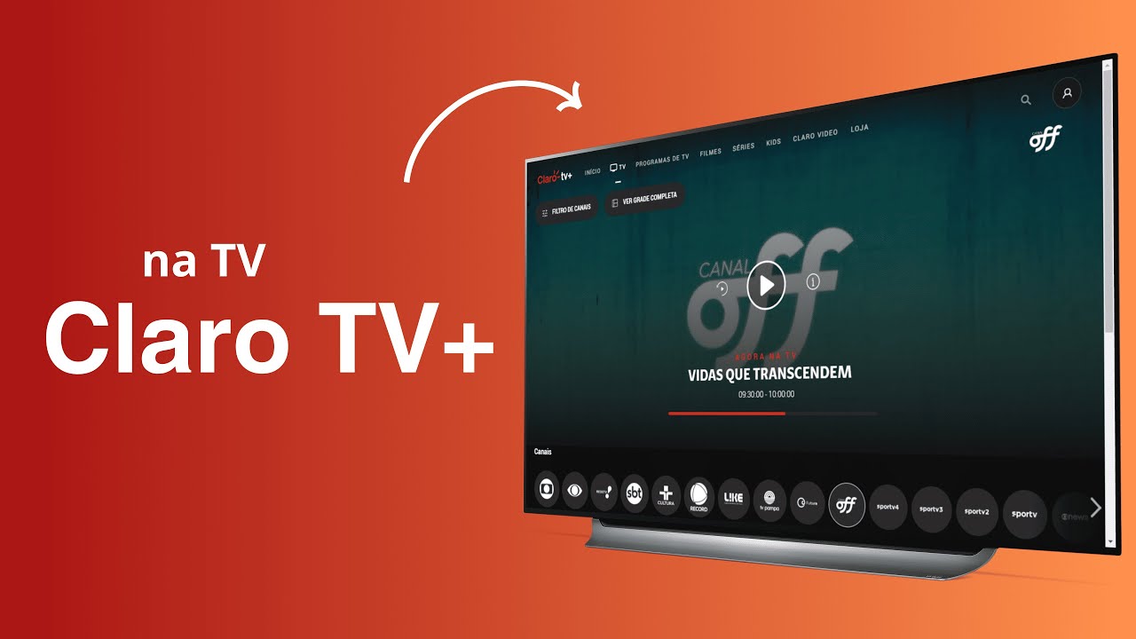 Como Baixar o Claro TV+ Na TV? (Samsung, LG, Fire TV, Android TV e Mais - Claro TV Mais)