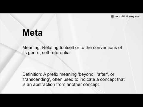 Meta Meaning