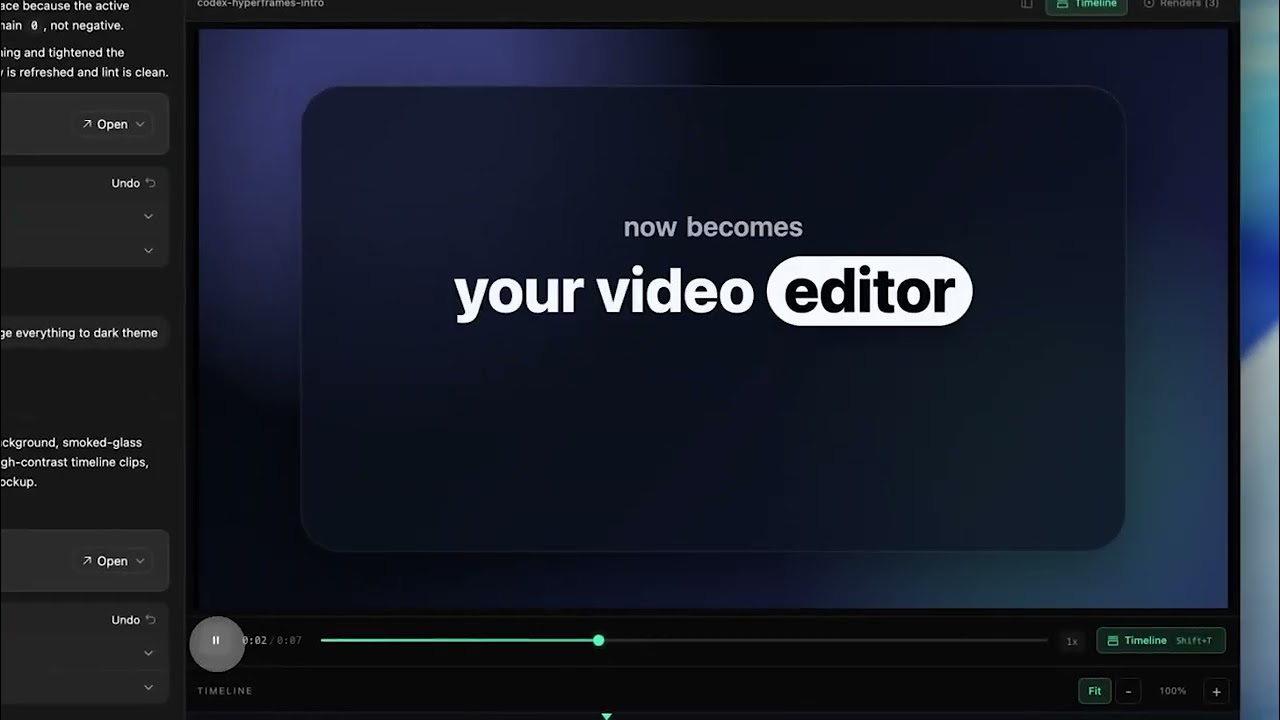HeyGen HyperFrames x Codex: AI Video Generation via Code [85/100]