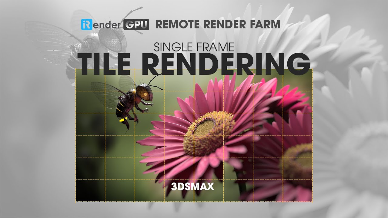 V-Ray Render Farm for 3ds Max | Tile rendering with 3Ds Max | iRender Cloud Rendering