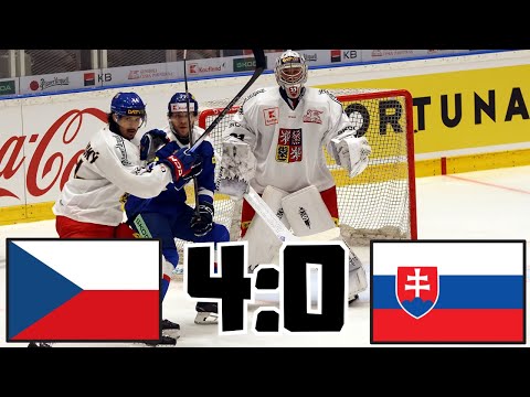 ČESKO VS SLOVENSKO PŘÍPRAVA NA MISTROVSTVÍ SVĚTA V HOKEJI 2025