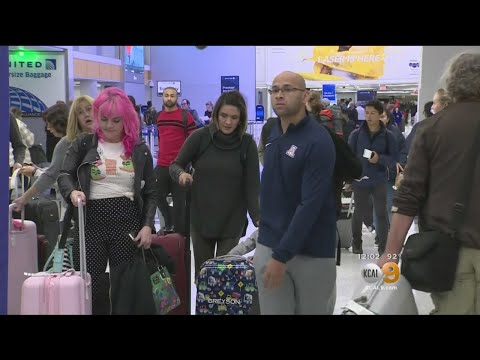 'Chaotic': Travelers Descend On LAX For Thanksgiving Getaway