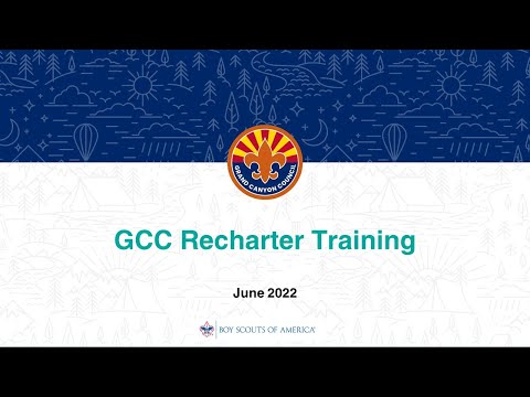 2022 Recharter Training