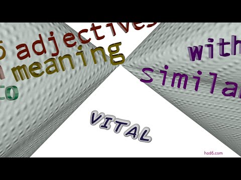 vital - 9 adjectives synonym of vital (sentence examples)