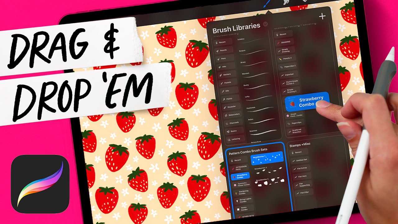 How to Organize Procreate Brushes with Brush Libraries 🖌️