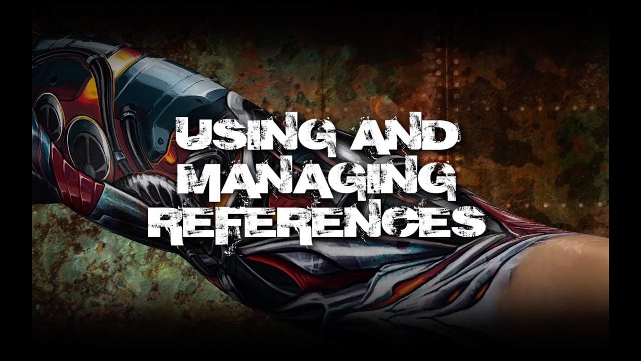 Excerpt from 3RD MILLENIA TATTOO DESIGN - Using and managing references