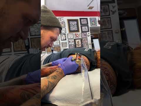Start of Koi fish Japanese tattoo sleeve. You can find me @evertruetattoo Portland OR.