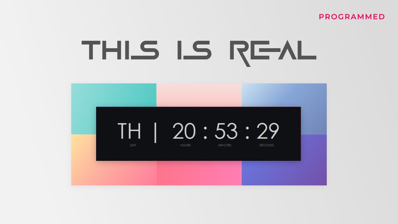 How modern can a digital clock be? Let's check out in #python