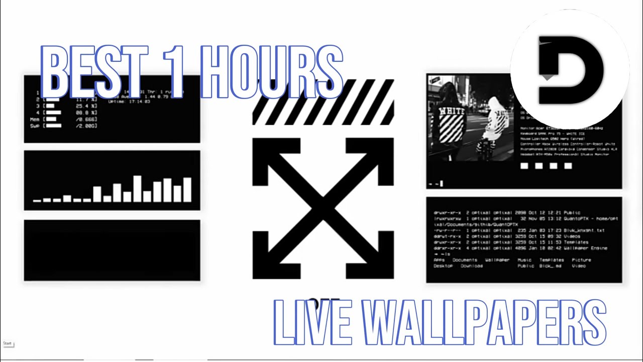 off white live wallpaper 4k quality