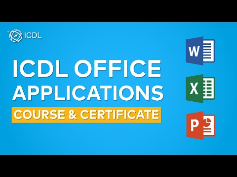 Get the International Certificate in Office Applications from ICDL