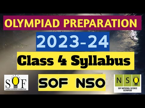 Class 4 NSO Syllabus | SOF NSO Syllabus Class 4th | Olympiad Exams Preparation