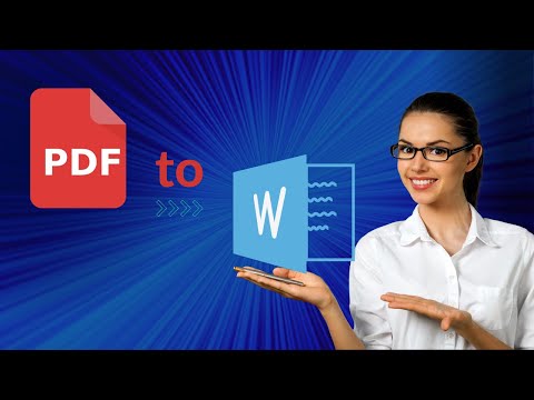 How to Convert PDF to Word Online Free and Quickly | How To Learn