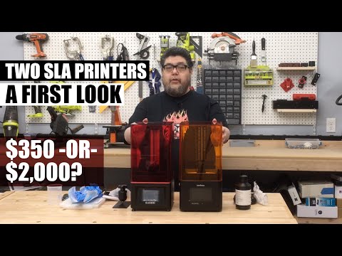 A first look at Zortrax and ELEGOO SLA 3D printers (hint: they're goopy)