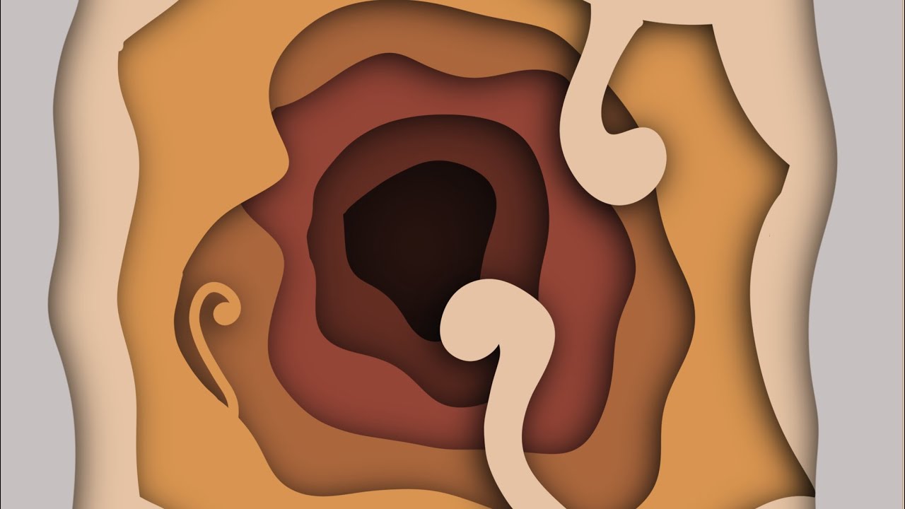 Paper cut effect TUTORIAL in Procreate