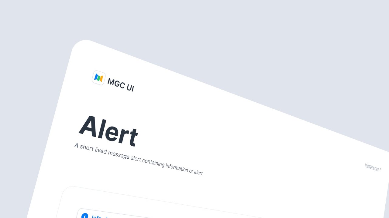 Alert Component Showcase in Figma Design System
