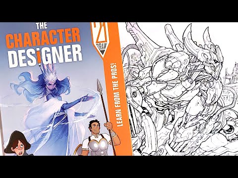 21 draw character designer book preview artists books
