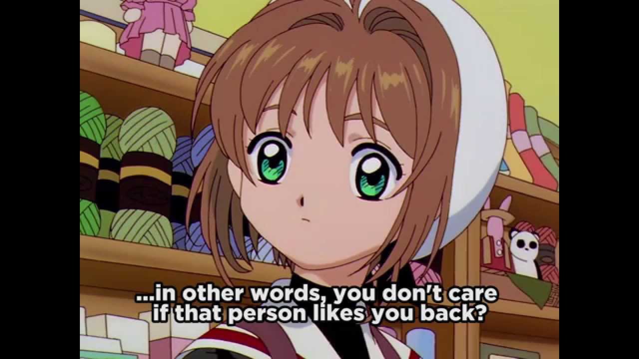 Why Tomoyo won't confess her feelings to Sakura [Card Captor Sakura]