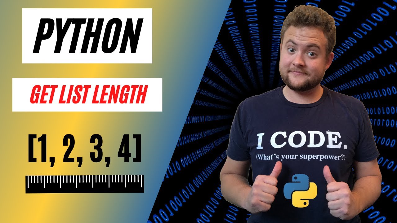 How To Find Length Of List In Python