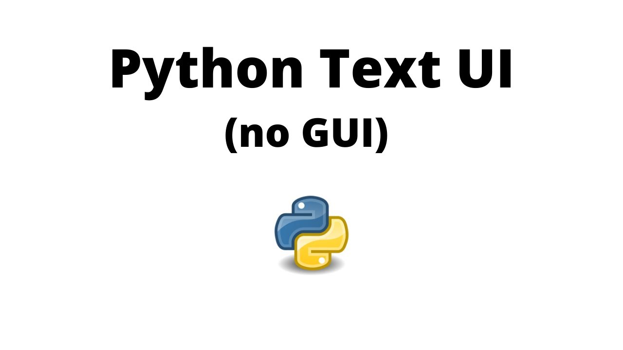 Python No GUI - ctypes & terminaltables