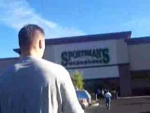 going to sportsman warehouse