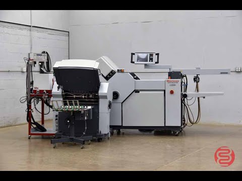 Horizon Buckle Folder AF-566F Paper Folder w/ Auto-setup and HHS Gluer