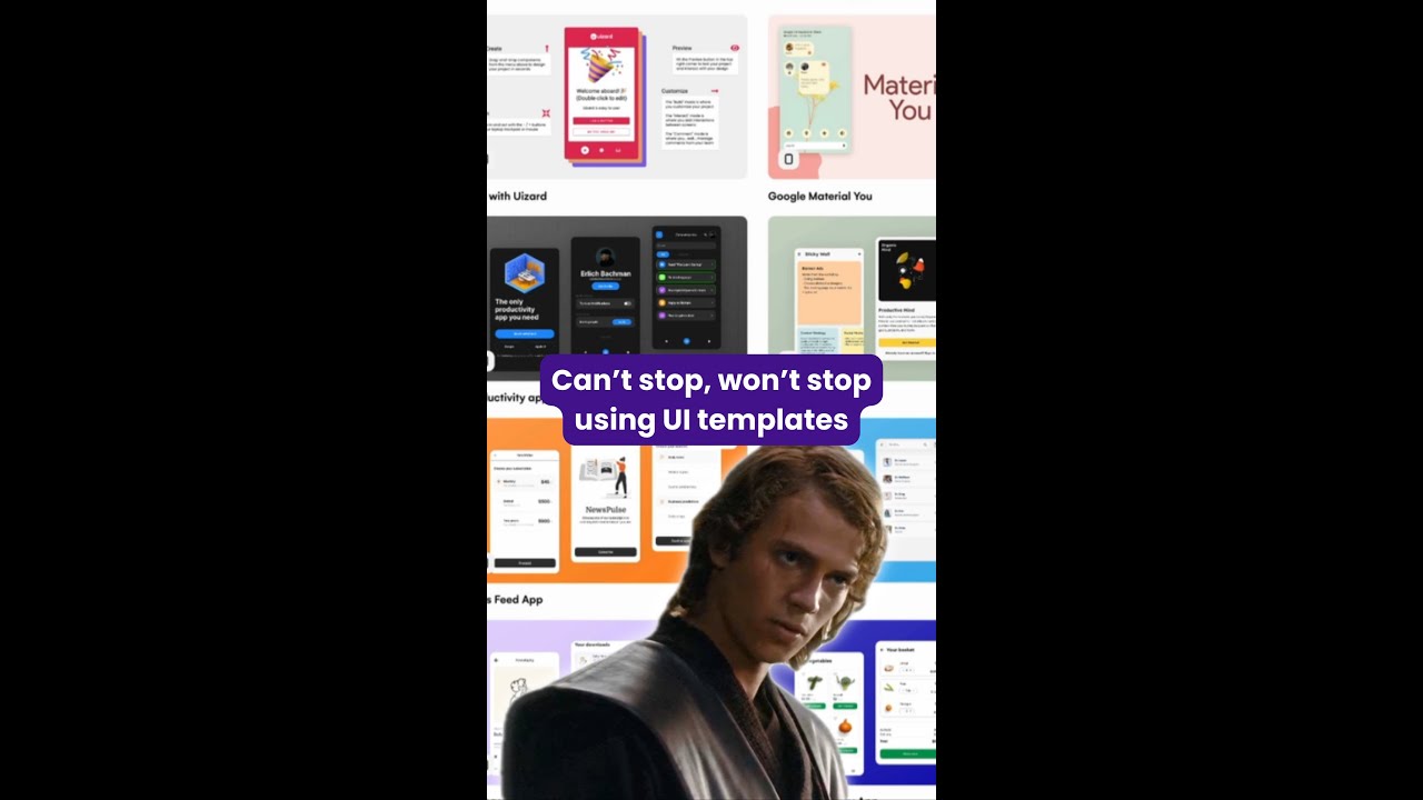 Uizard's UI templates are just too good 🤯