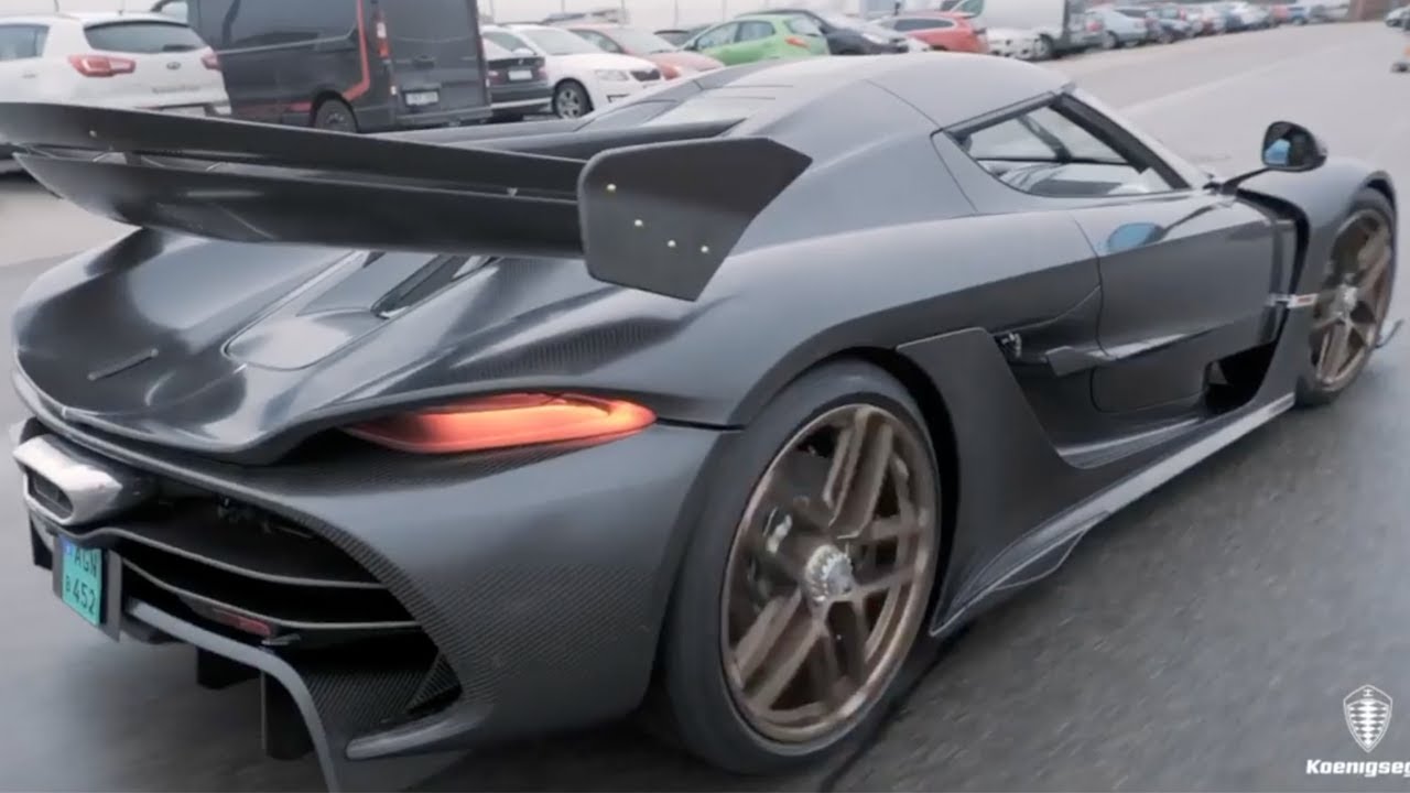 Christian von Koenigsegg Test Drives New Jesko, Shoots Exhaust Flames ...