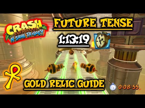 Crash Bandicoot 3 - Future Tense, Gold Relic Walkthrough (1:13:19)