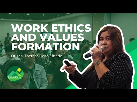 WORK ETHICS AND VALUES FORMATION