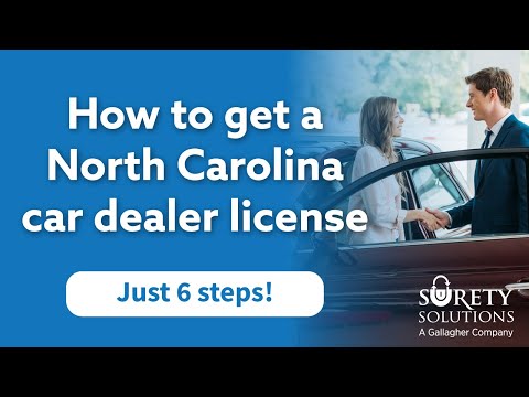 How to get a North Carolina Car Dealer License [6 Step Process]