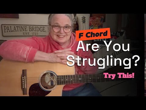 Alternative Approach To An F Chord ** Roll-Over Method ** Guitar Lesson