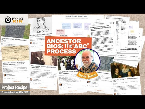 Special » Ancestor Bios: The “ABC” Process with Randy Seaver
