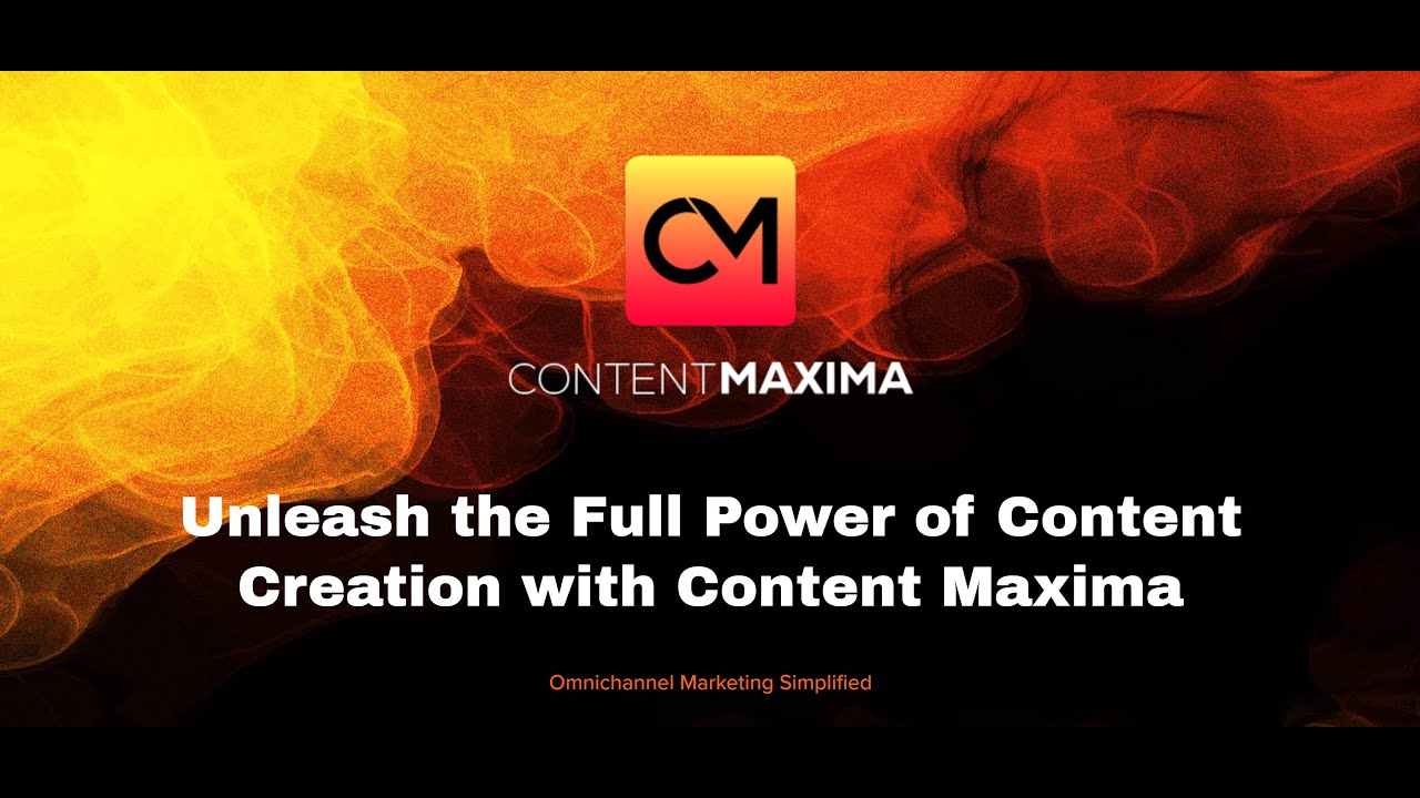 Content Maxima Installation Instructions