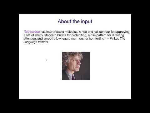 AcqOfLang1: Motherese intro