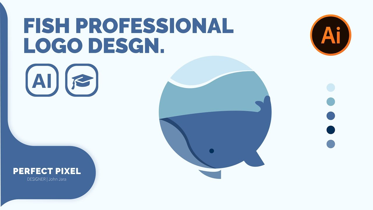 Fish Logo Design In Adobe Illustrator CC