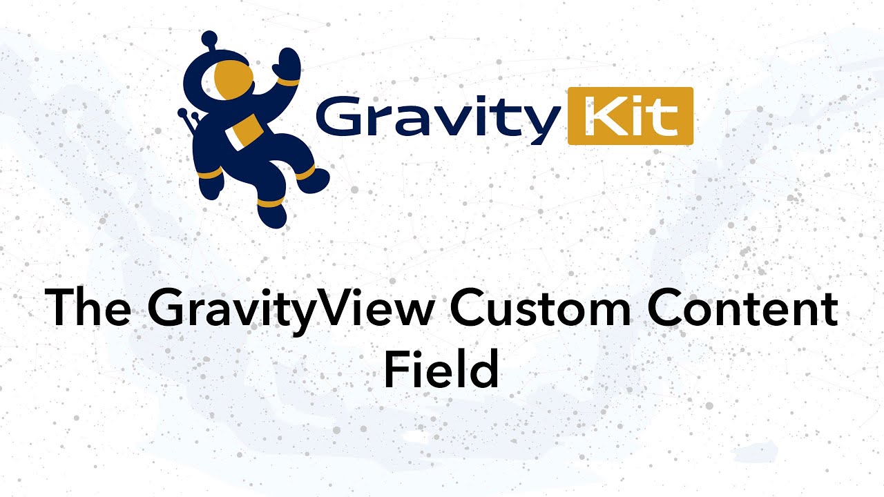 GravityView: The Custom Content Field (Create Custom HTML)